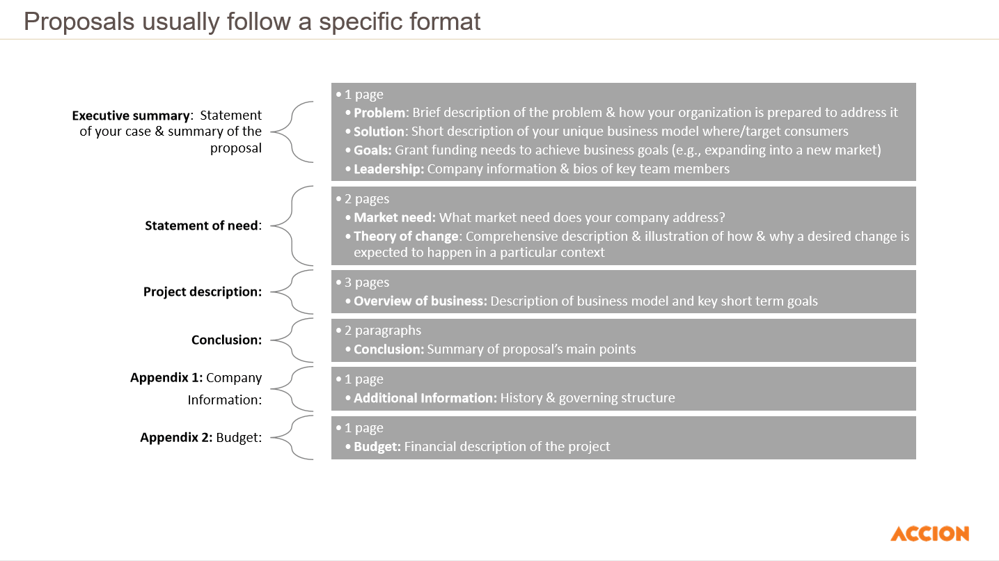 Grant fundraise guide - Accion